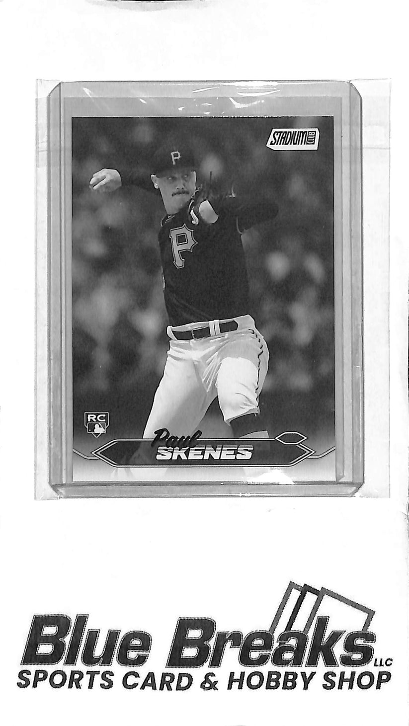 2024 Topps Stadium Club - Paul Skenes - RC - #237 - Sepia - Baseball - – Blue Breaks Sports Card ...