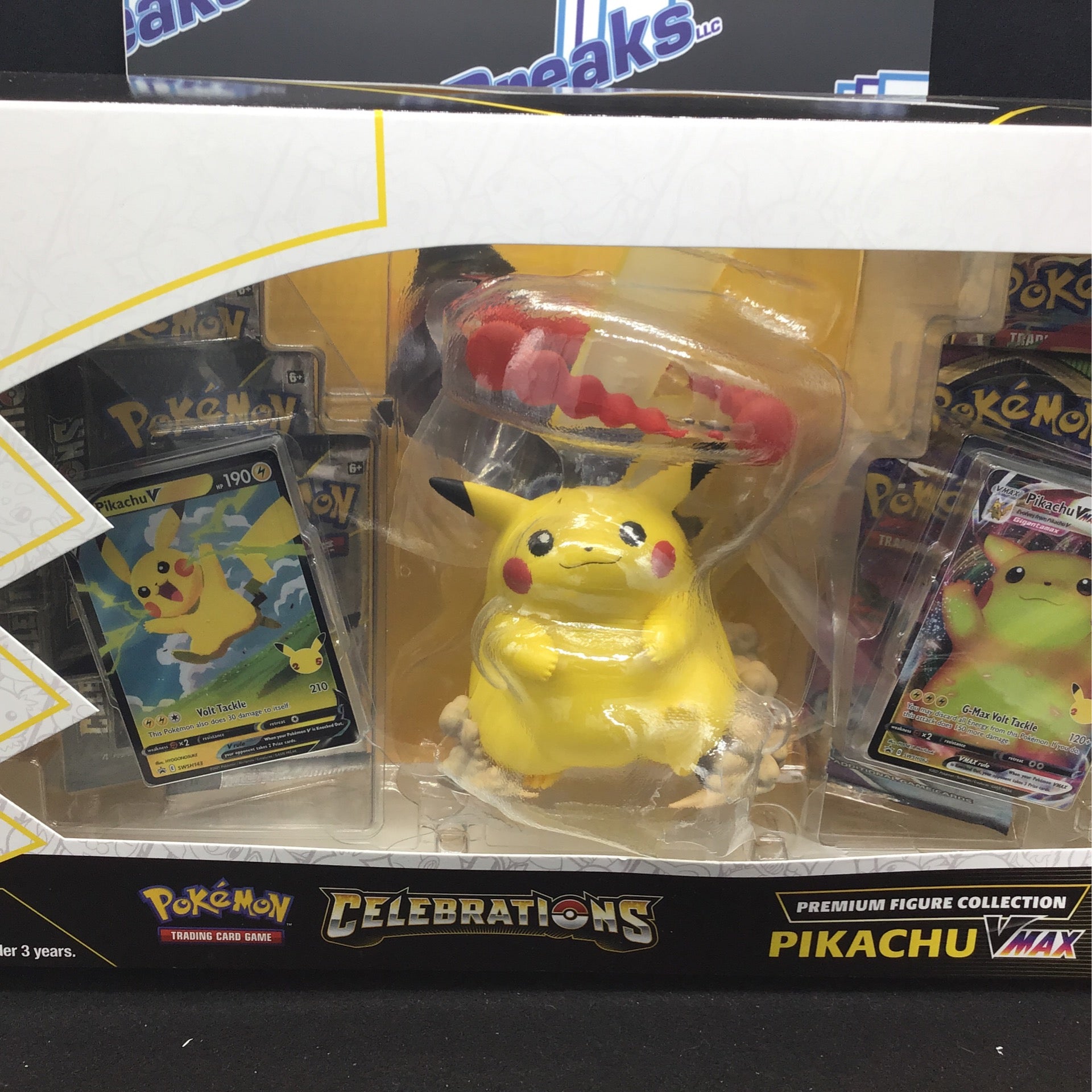 Pokémon Celebrations Premium Pikachu Vmax 25th Anniversary – Blue ...