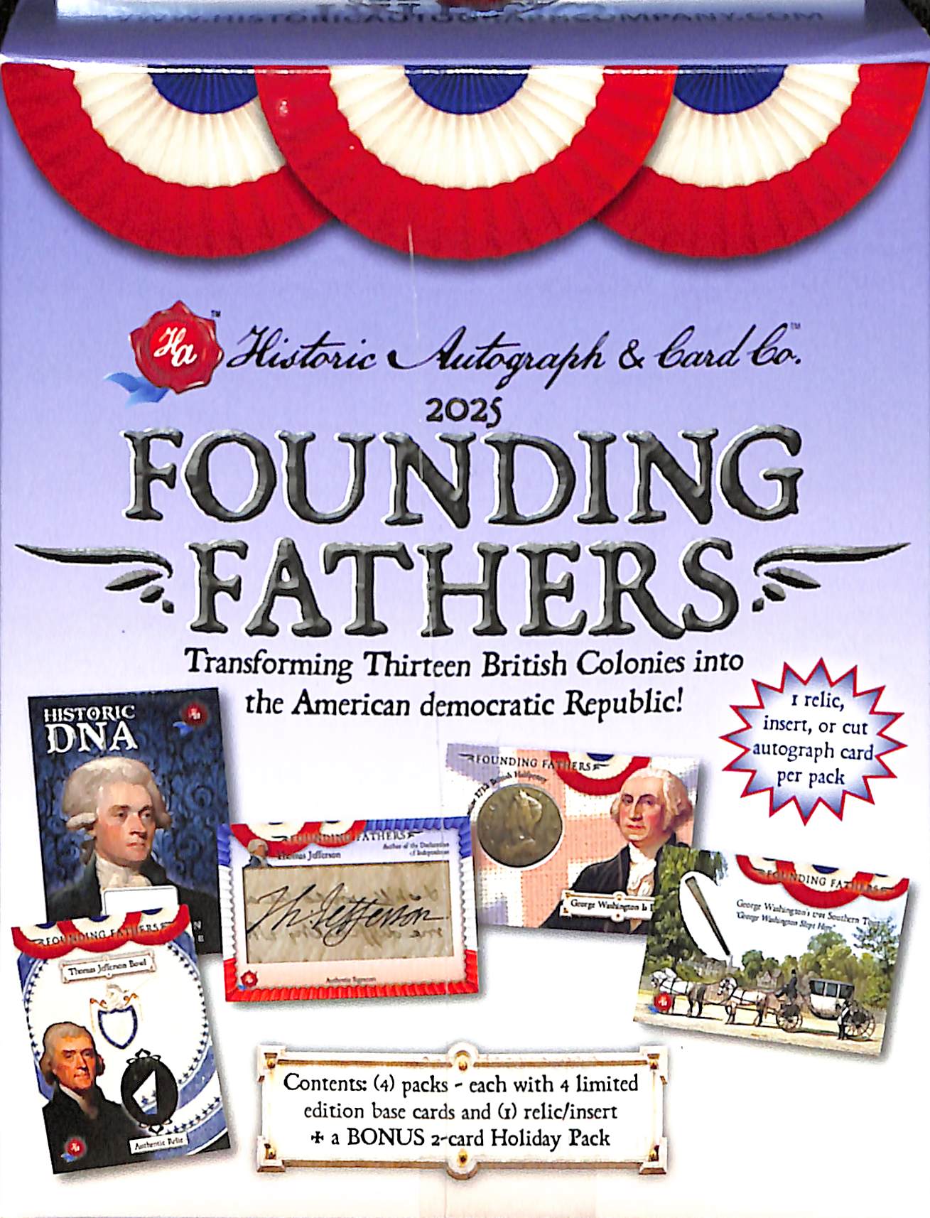 2025 Historic Autograph Founding Fathers – Blue Breaks Sports Card ...
