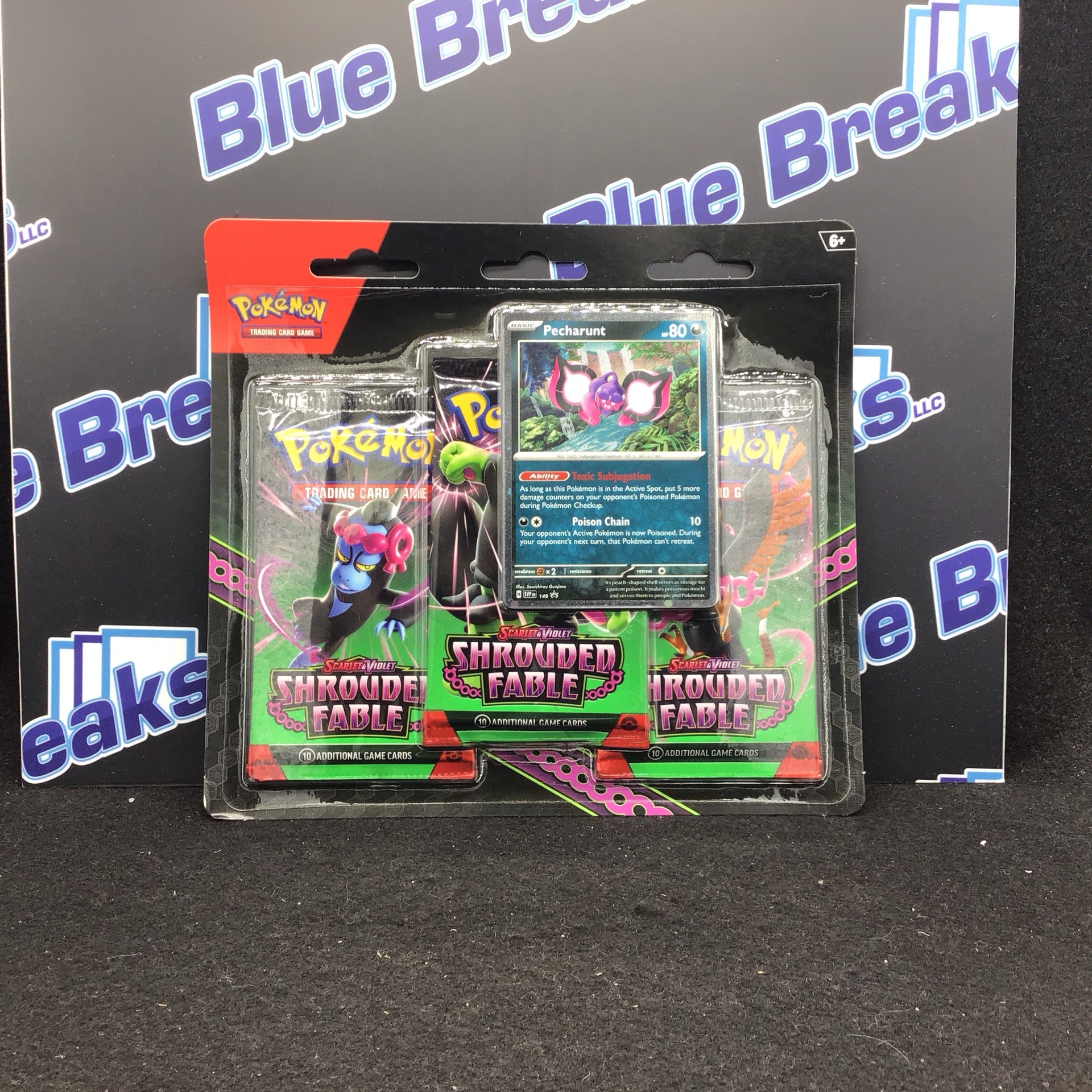 Pokemon Scarlet & Violet Shrouded Fable 3 Pack Blister Pack – Blue ...